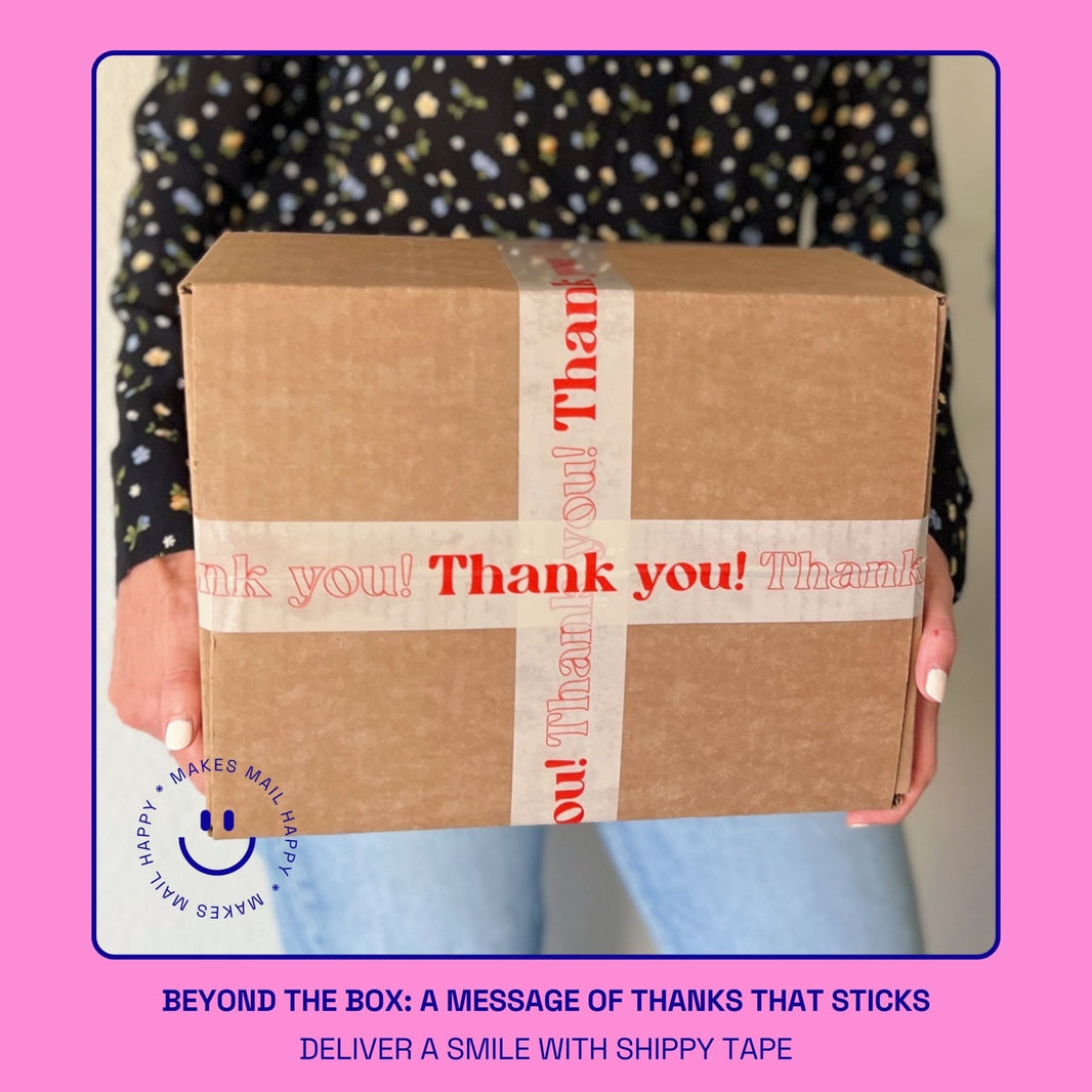 Shippy Tape - Thank You Printed Packing Tape for Small Businesses